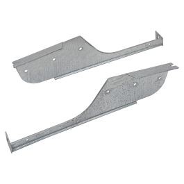 PAIR OF GALV REAR MUDFLAP BRACKETS - DEF 110/130 (Britpart) DA2950 ...