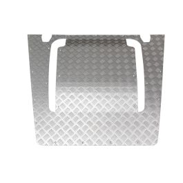 BONNET CHEQUER PLATE - SILVER - ALL DEF 2007 ON TF8210 FBKIT01-07/A